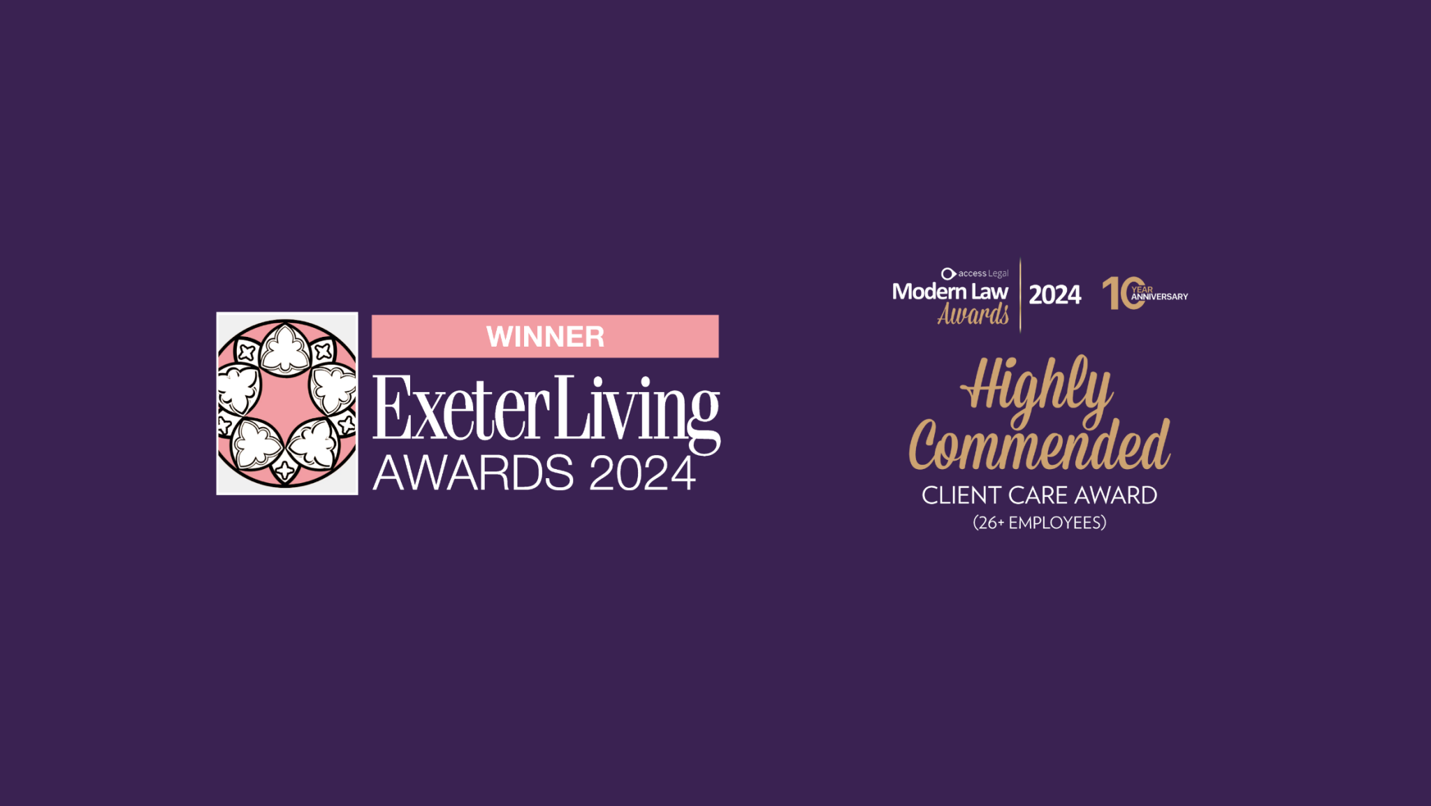 Modern Law and Exeter Living Awards 2024 | Stephens Scown