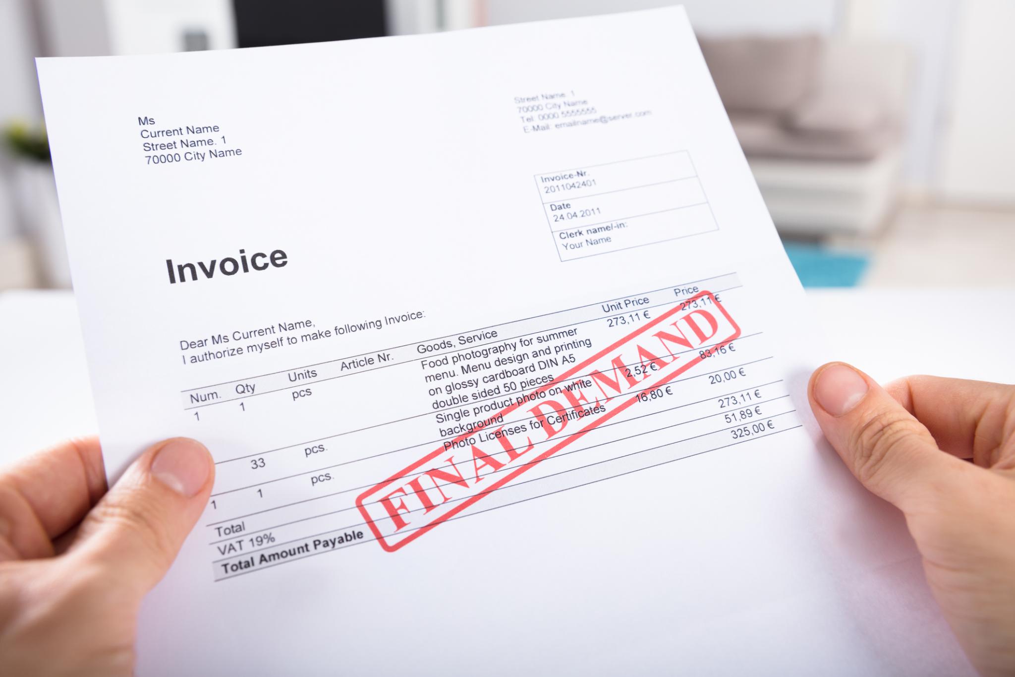 Supplier invoice fraud – who ends up paying the bill? - Stephens Scown